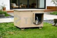 China TYXD  Aluminum Insulated Dog House Weatherproof Dog Kennel Outdoor All-Weather Pet Condo Durable Rust-Resistant Factory Store for sale