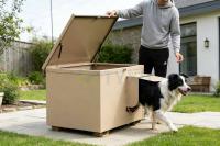 China TYXD  Aluminum Insulated Dog House Weatherproof Dog Kennel Outdoor All-Weather Pet Condo Durable Rust-Resistant Factory Store for sale