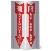 China 3 Way Fire Extinguisher Sign Steel / Aluminium/ Plastic / Paper Type Available for sale
