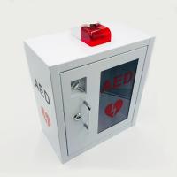 China Customizable AED Defibrillator Cabinets , Alarmed AED Wall Box 400x360x200mm for sale