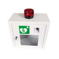 China Alarmed AED Defibrillator Cabinets , Wall Mounted External Defibrillator Cabinets for sale