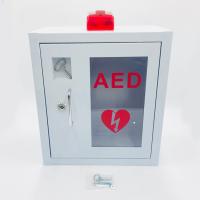 China Metal AED Defibrillator Storage Cabinets White / Green / Yellow Optional for sale