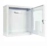 China High Durability AED Wall Cabinet With Alarm System 380x380x200mm for sale