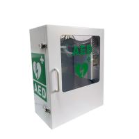 China IP45 Outdoor Heated AED Cabinet Waterproof With 9V 120db Alarm System for sale