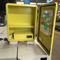 China Waterproof AED Defibrillator Cabinets , Outdoor Heated Defibrillator Cabinet for sale