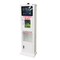 China Floor Standing AED Defibrillator Cabinets With Advertisement Video Player for sale