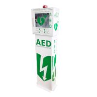 China Outdoor Heated AED Defibrillator Cabinets , Free Standing Defibrillator Storage Cabinets for sale