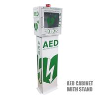 China Outdoor Heated AED Defibrillator Cabinets , Free Standing Defibrillator Storage Cabinets for sale