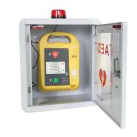 China Round Corner AED Defibrillator Cabinets With Strobe Light CE Approval for sale