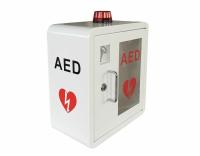 China Curved Corner AED Defibrillator Wall Mounted Box High Safety For Indoor for sale