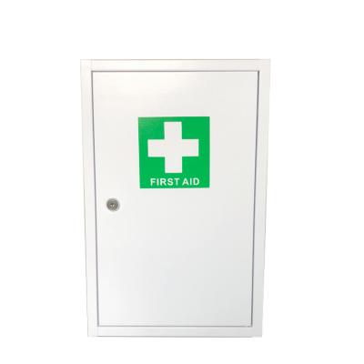 China Metal First Aid Wall Mounted Cabinet With Two Removable Shelves for sale