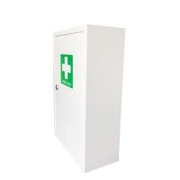 China Metal First Aid Wall Mounted Cabinet With Two Removable Shelves for sale