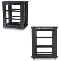 China Open Frame Network Rack Cabinet , Cold Rolled Steel 22U 18U Server Rack for sale