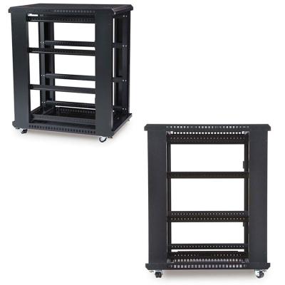 China Open Frame Network Rack Cabinet , Cold Rolled Steel 22U 18U Server Rack for sale