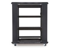 China Open Frame Network Rack Cabinet , Cold Rolled Steel 22U 18U Server Rack for sale
