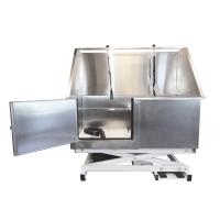 China Fully Welded Stainless Steel Dog Wash Tub With Remote / Pedal Control Electric Lift for sale