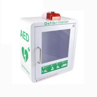 China Round Corner AED Defibrillator Wall Mounted Box With Audible Alarm for sale
