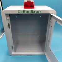 China Round Corner AED Defibrillator Wall Mounted Box With Audible Alarm for sale