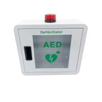 China Wall Mounted Defibrillator Cabinet , Customizable Metal AED Mounting Box for sale