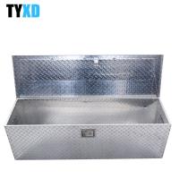 China Silver Aluminum Metal Storage Tool Box Customizable car / trailer cabinet for sale