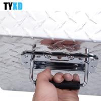 China Silver Aluminum Metal Storage Tool Box Customizable car / trailer cabinet for sale
