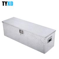 China Silver Aluminum Metal Storage Tool Box Customizable car / trailer cabinet for sale