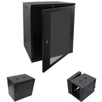 China Lockable 12U Floor Standing Data Cabinet For Servers / Network Devices for sale