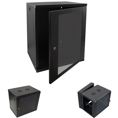 China Lockable 12U Floor Standing Data Cabinet For Servers / Network Devices for sale