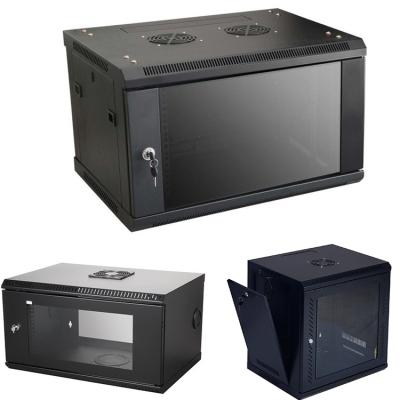 China Stable Network Rack Cabinet , 6U Wall Mount Rack For Network Switch for sale