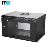 China Stable Network Rack Cabinet , 6U Wall Mount Rack For Network Switch for sale