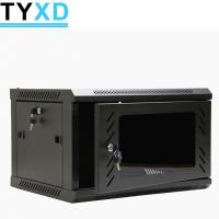 China Wall Mount Network Rack Cabinet , Black / Customized Color Network Equipment Rack for sale