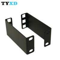 China High Strength Stainless Steel 1U 2U Server Rack Mounting Bracket Custom Accepted for sale
