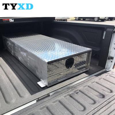 China Aluminum Diamond Plate Material Under Bed Truck Tool Box With Weather Tight Design for sale