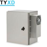 China Wall Mounted Electrical Enclosure Cabinet / Telephone Distribution Box With Cooling Fan for sale