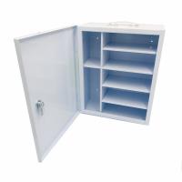 China Portable Cold Rolled Steel Wall Mounted First Aid Cabinet With Shelves for sale