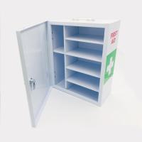 China Portable Cold Rolled Steel Wall Mounted First Aid Cabinet With Shelves for sale