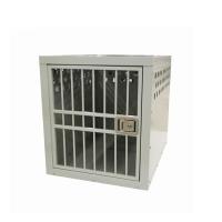 China Front Entry Single Disassembled Aluminum Truck Dog Box 30x21x24 Inch Lightweight for sale