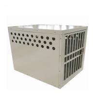 China Front Entry Single Disassembled Aluminum Truck Dog Box 30x21x24 Inch Lightweight for sale