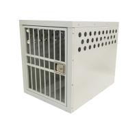 China Front Entry Single Disassembled Aluminium Truck UTV Dog Box Alu Dog Carrier for sale