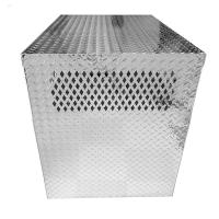 China K9 Full Weld Single Aluminum Diamond Plate Hunting Truck Dog Box 36x24x24 for sale