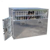 China K9 Full Weld Single Aluminum Diamond Plate Hunting Truck Dog Box 36x24x24 for sale