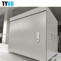 China Custom Lockable Outdoor Network Rack Cabinet Cold Rolled Steel Made for sale