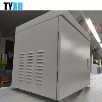 China Custom Lockable Outdoor Network Rack Cabinet Cold Rolled Steel Made for sale