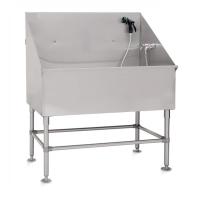 China Indoor / Outdoor Stainless Steel Dog Wash Tub , Professional Dog Grooming Tubs for sale