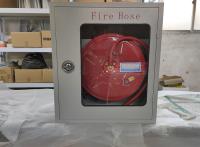 China Single Door Fire Extinguisher Cabinets SS / Cold Rolled Steel Type Optional for sale