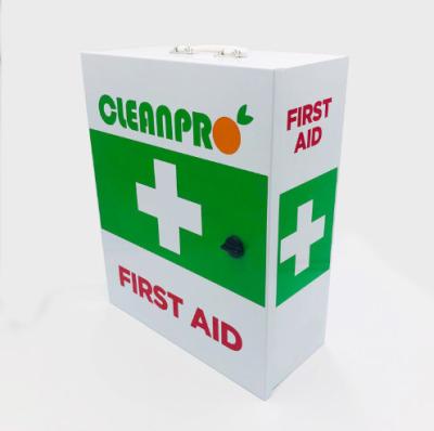 China High Durability Metal First Aid Cabinet With Sturdy Carrying Handle for sale