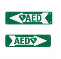 China Wall Mounted Heart Sign AED One Way / Two Way / V Shape Type Available for sale