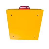 China Yellow Color Alarmed AED Defibrillator Cabinets With Strobe Light for sale