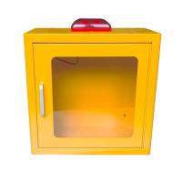 China Yellow Color Alarmed AED Defibrillator Cabinets With Strobe Light for sale
