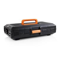 China Foldable Plastic Pet Travel Flight Carrier Portable Dog Crate 550mm 670mm for sale